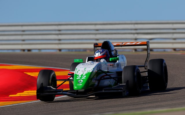 Rookie Olsen sets the pace in both Friday sessions at Eurocup opener ...