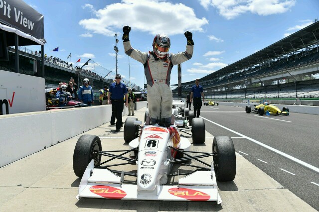 Anthony Martin goes wire-to-wire for first USF2000 victory at Indy ...