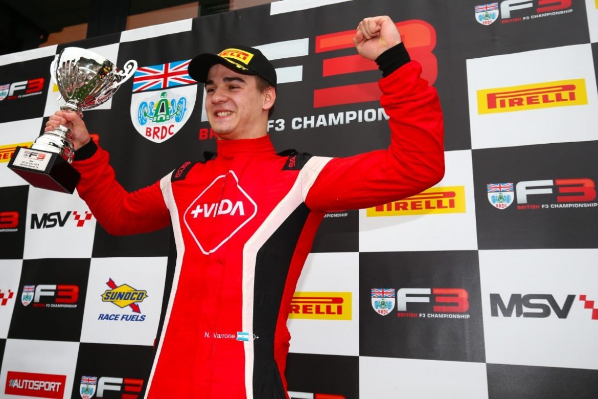 Nico Varrone wins first British F3 Esports race at Oulton Park