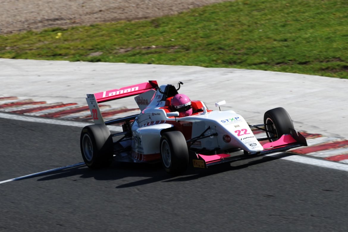 Piers Prior scores lights-to-flag race two win on British F3 debut