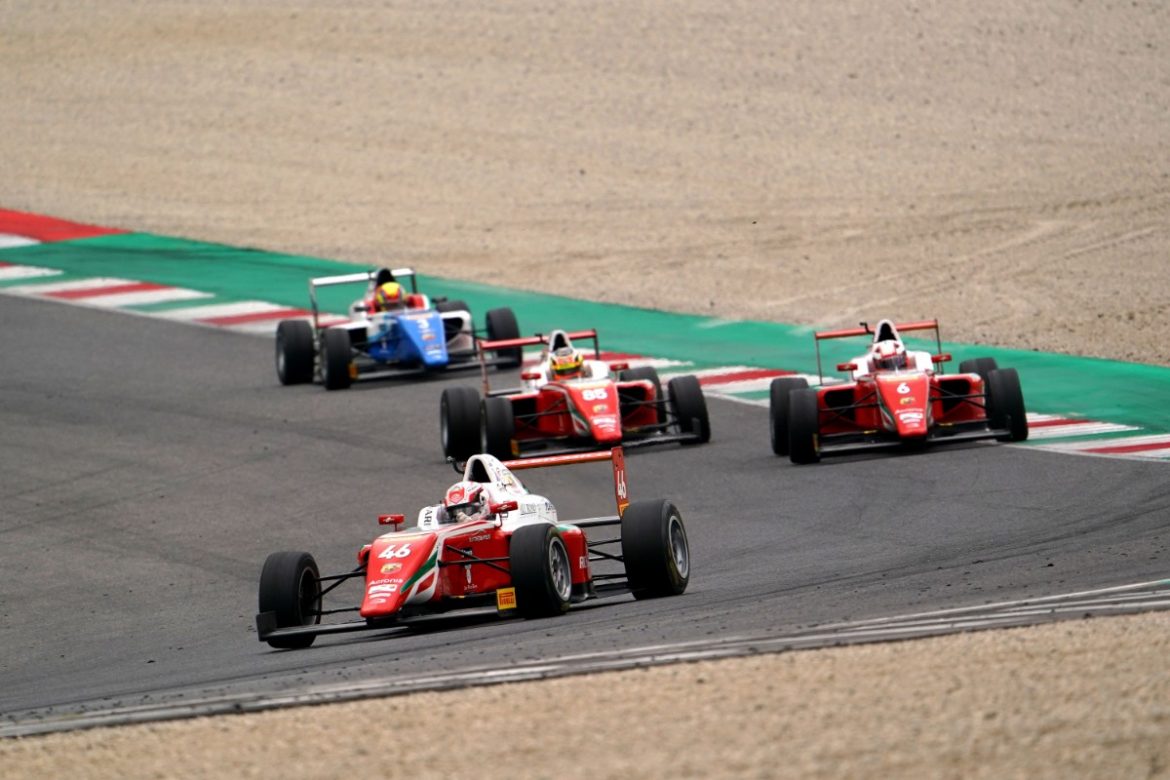 Mini wins, Red Bull juniors collide in Italian F4 race three at Mugello