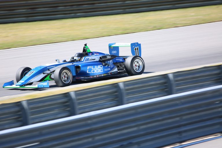 DEForce's Prescott Campbell takes USF2000 lead with first win