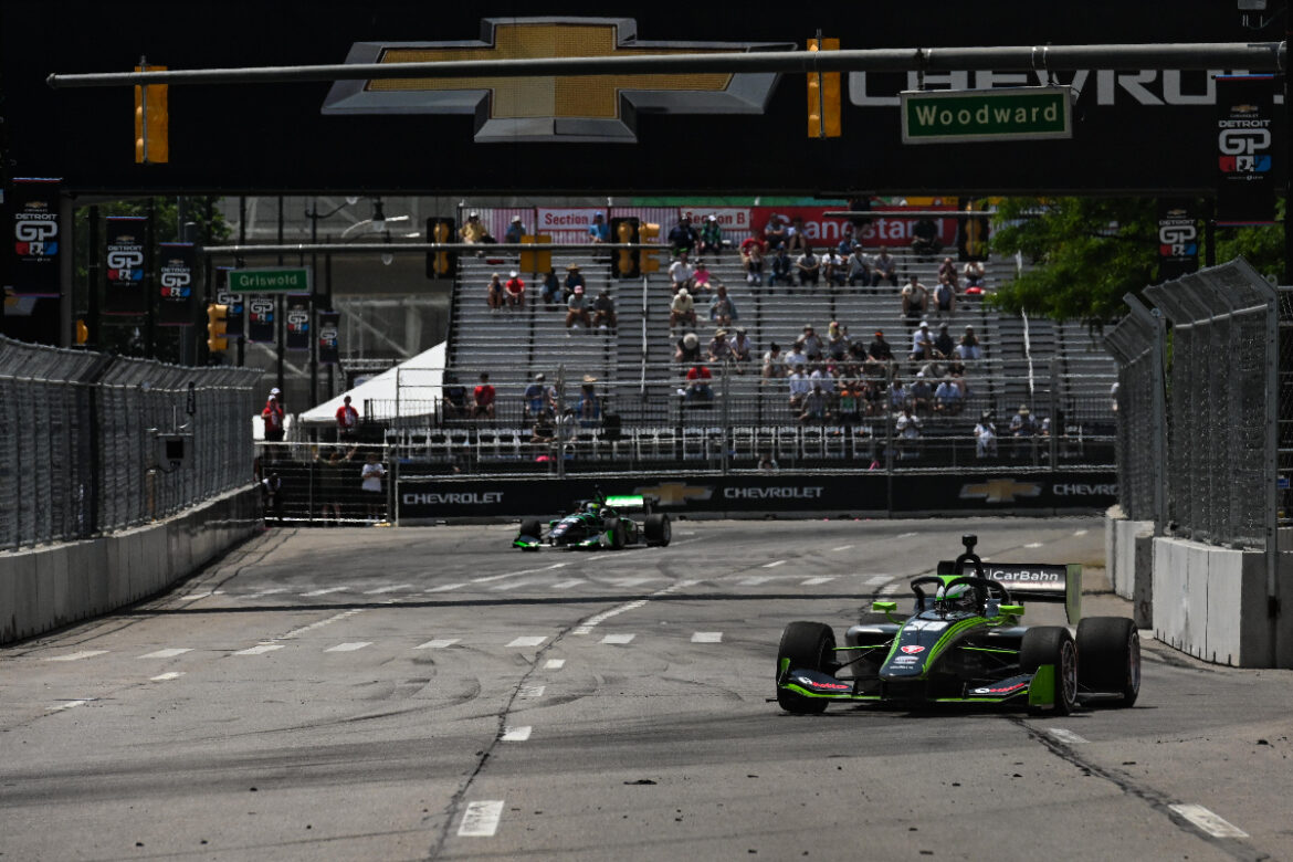 Siegel fastest in Indy Nxt's first session on downtown Detroit track ...