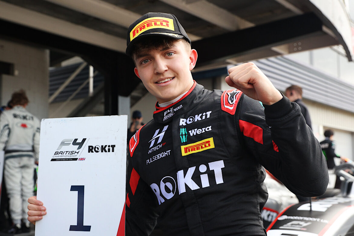 Deagen Fairclough crowned British F4 champion with 11th race win ...