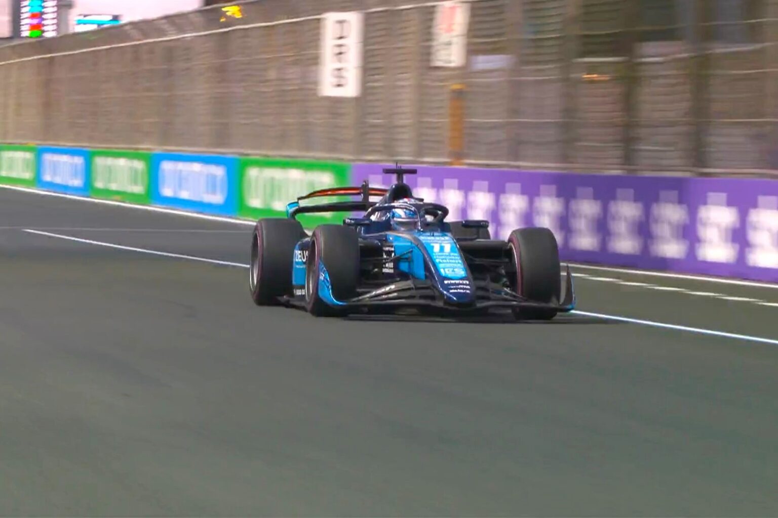 Crawford takes F2 pole in Jeddah at last second after red flag restart ...