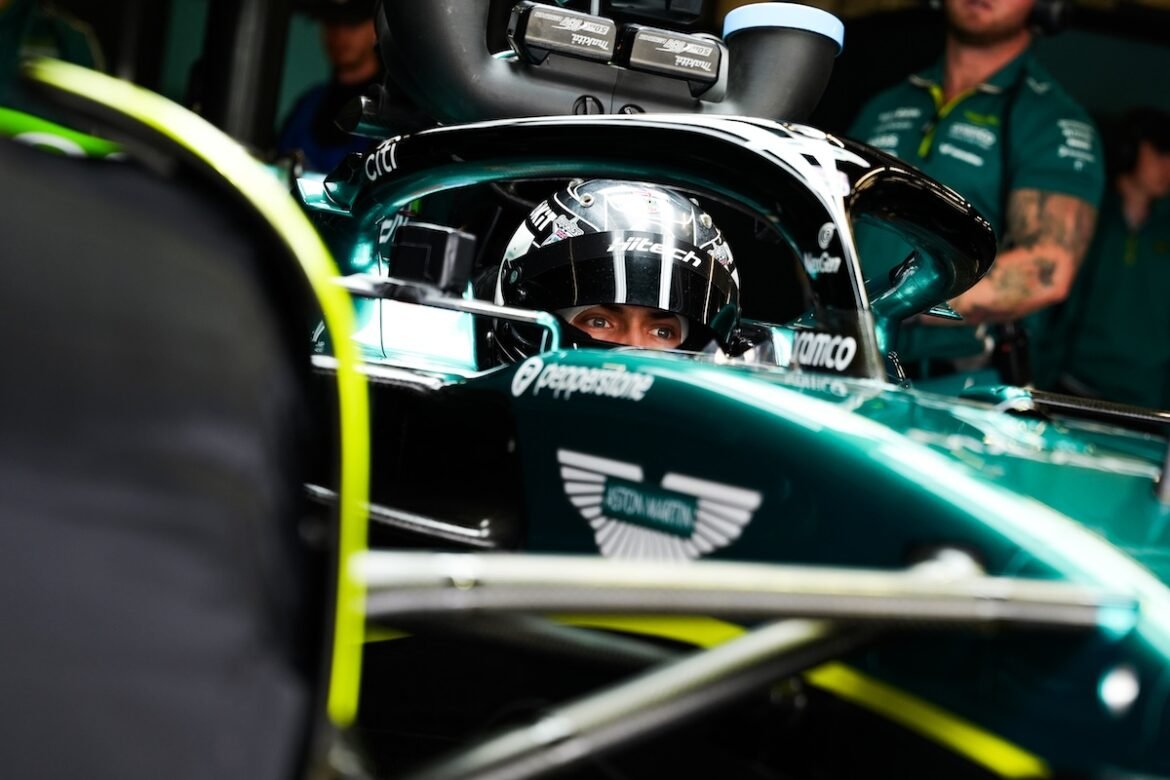 "A dream come true": Fairclough enjoys prize Aston Martin F1 test ...